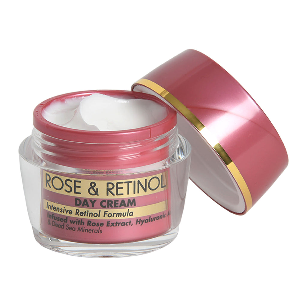 ROSE & RETINOL DAY CREAM Intensive Retinol Formula Infused with Rose E ...